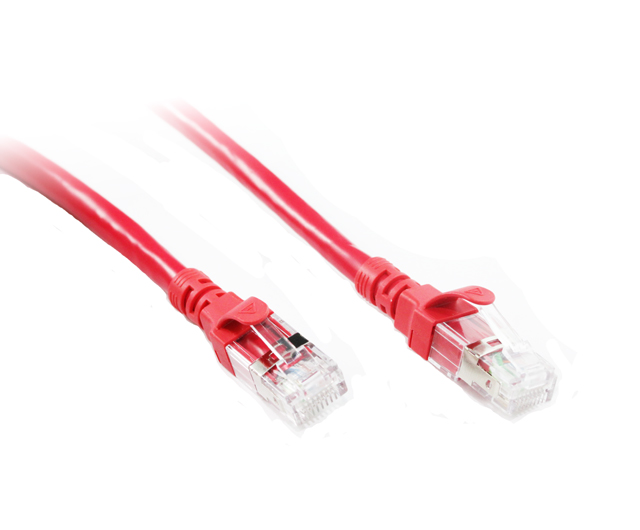 Best Quality 1M Red CAT 6A 10Gb SSTP/SFTP Cable at Low Price