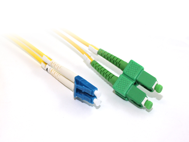 Best Quality 15M OS1 Singlemode LC-SCA Fibre Optic Cable at Low Price