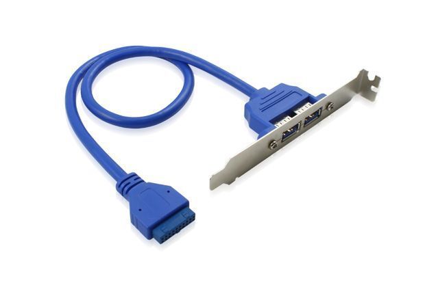 Best Quality USB 3.0 2 Port Bracket Cable at Low Price