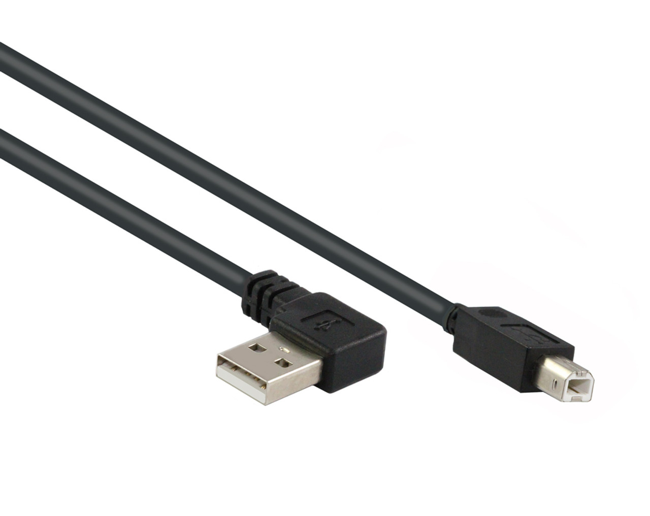 Best Quality 2M USB 2.0 Right Angle AM To BM Cable at Low Price
