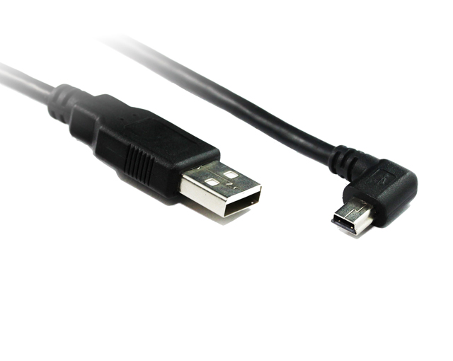 Best Quality 2M USB 2.0 AM to R/A Mini BM Cable at Low Price