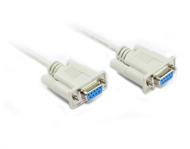 2M DB9 F/F Null Modem Cable with Partial Handshaking | Cables Online