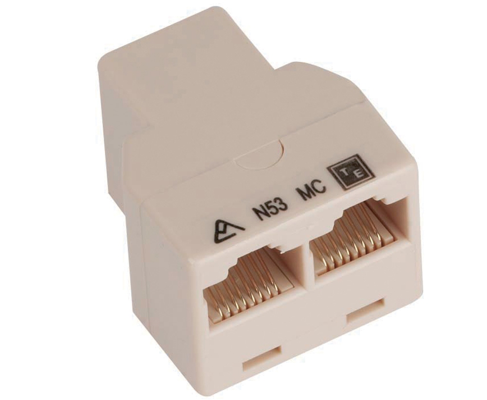 Cabac Coupler Rj45 T Adaptor F-F-F | Cables Online