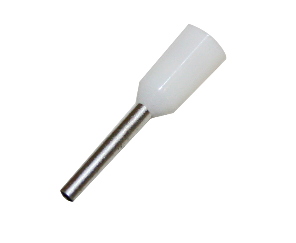 Cabac Boot Lace Pin 0.5Mm2-White 500Pk | Cables Online