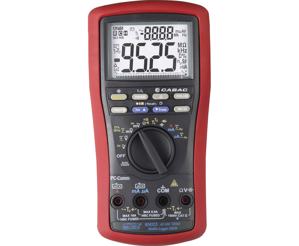 Cabac Professional Dmm True Rms Data Logger | Cables Online