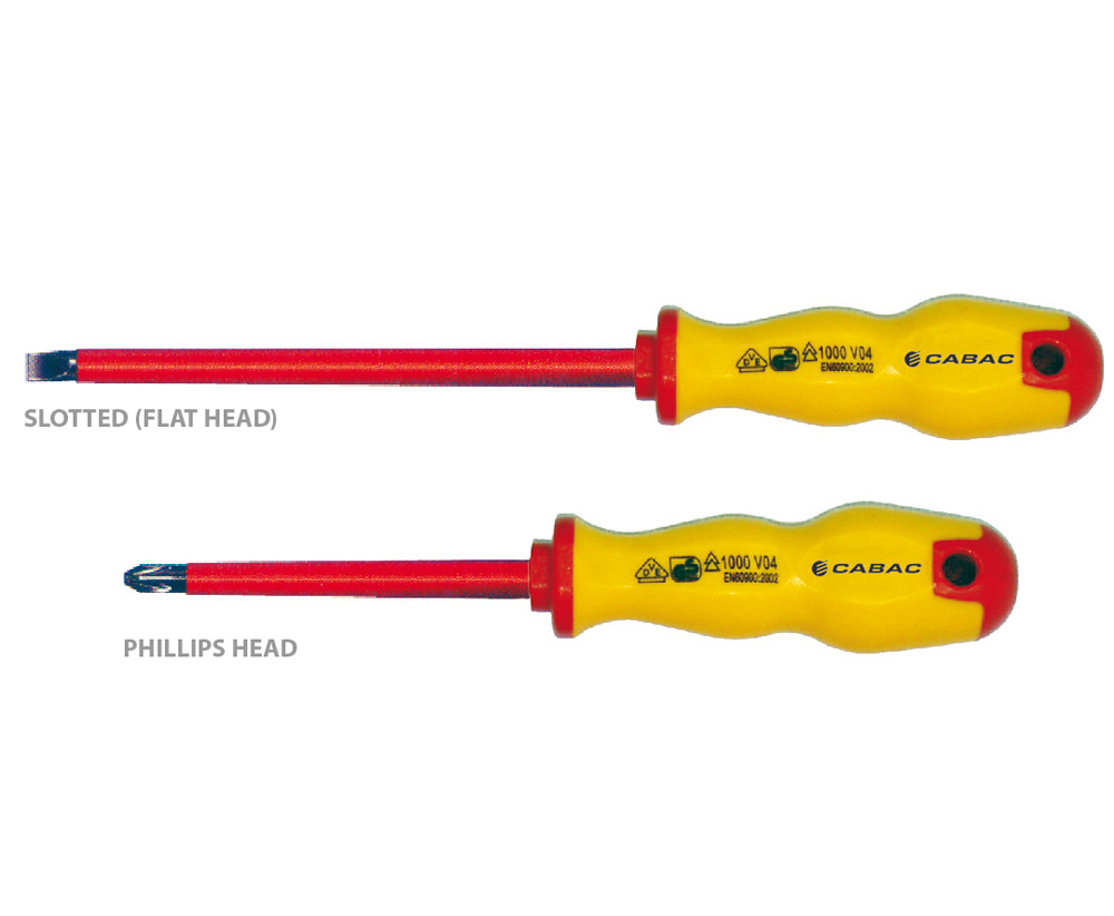 Cabac Screwdriver 1000V 80Mm #1 Phillips | Cables Online