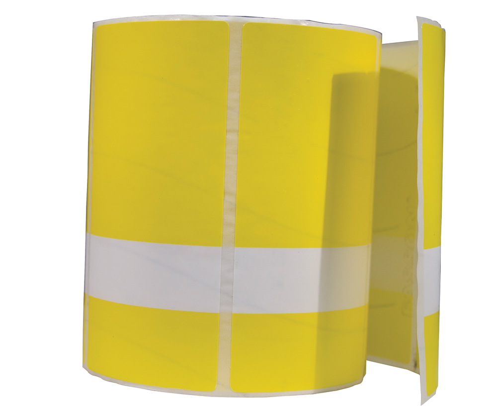 Optima Tag Label - Yellow 250Roll | Cables Online