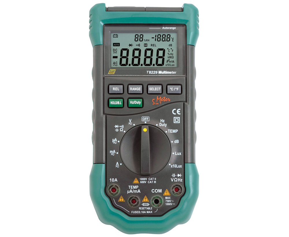 Cabac 5 In 1 Auto Range Digital Multimeter | Cables Online