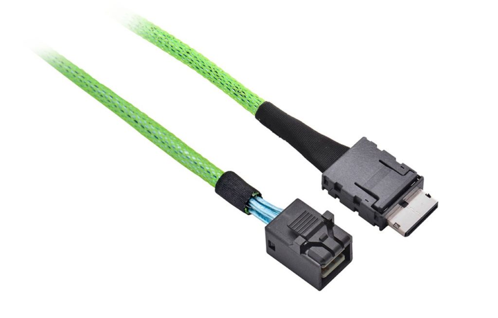 0.5M SFF-8043 Mini SAS HD to OcuLink SFF-8611 Cable | Cables Online