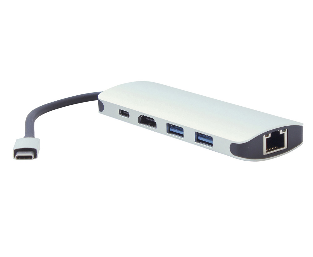 HYPERTEC HUSBC-DOCK1, USB-C DOCK HDMI 4K USB-A RJ45 PD
