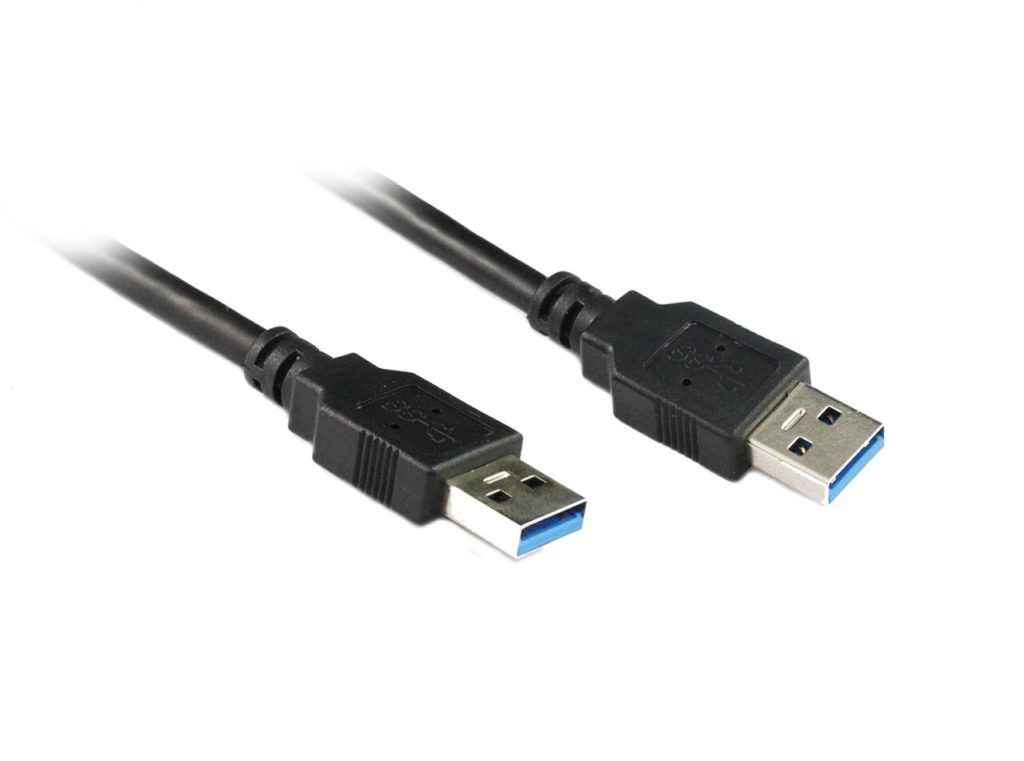 5M USB 3.0 AM/AM Cable in Black | Cables Online