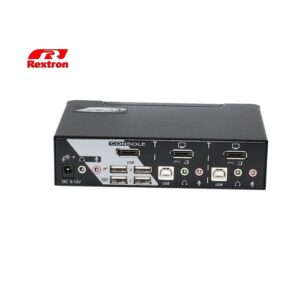 Rextron 2 Port Displayport USB KVM Switch | Cables Online