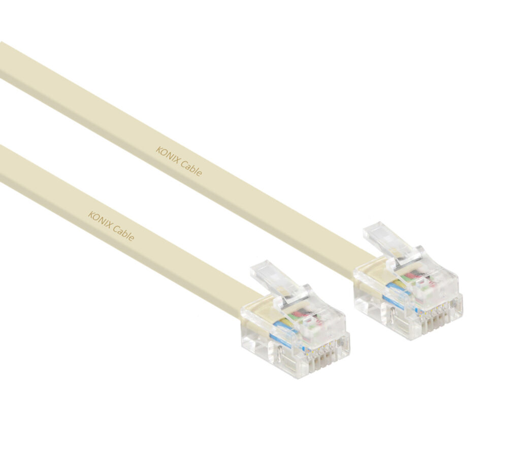 3M RJ12/RJ12 6P6C Telephone Cable | Cables Online
