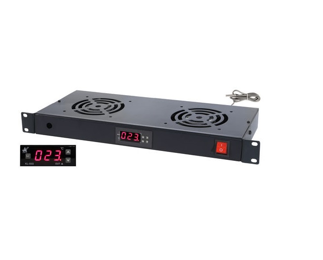 180X45X485 1RU Fan Tray With Temperature Control | Cables Online